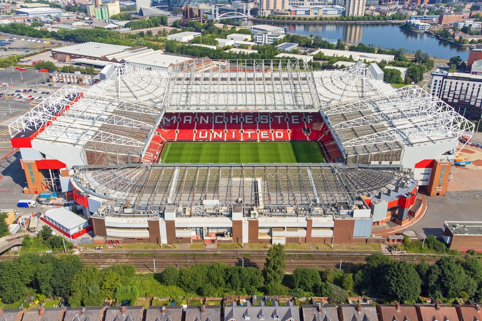 You could spend the night at Manchester United’s Old Trafford stadium ...