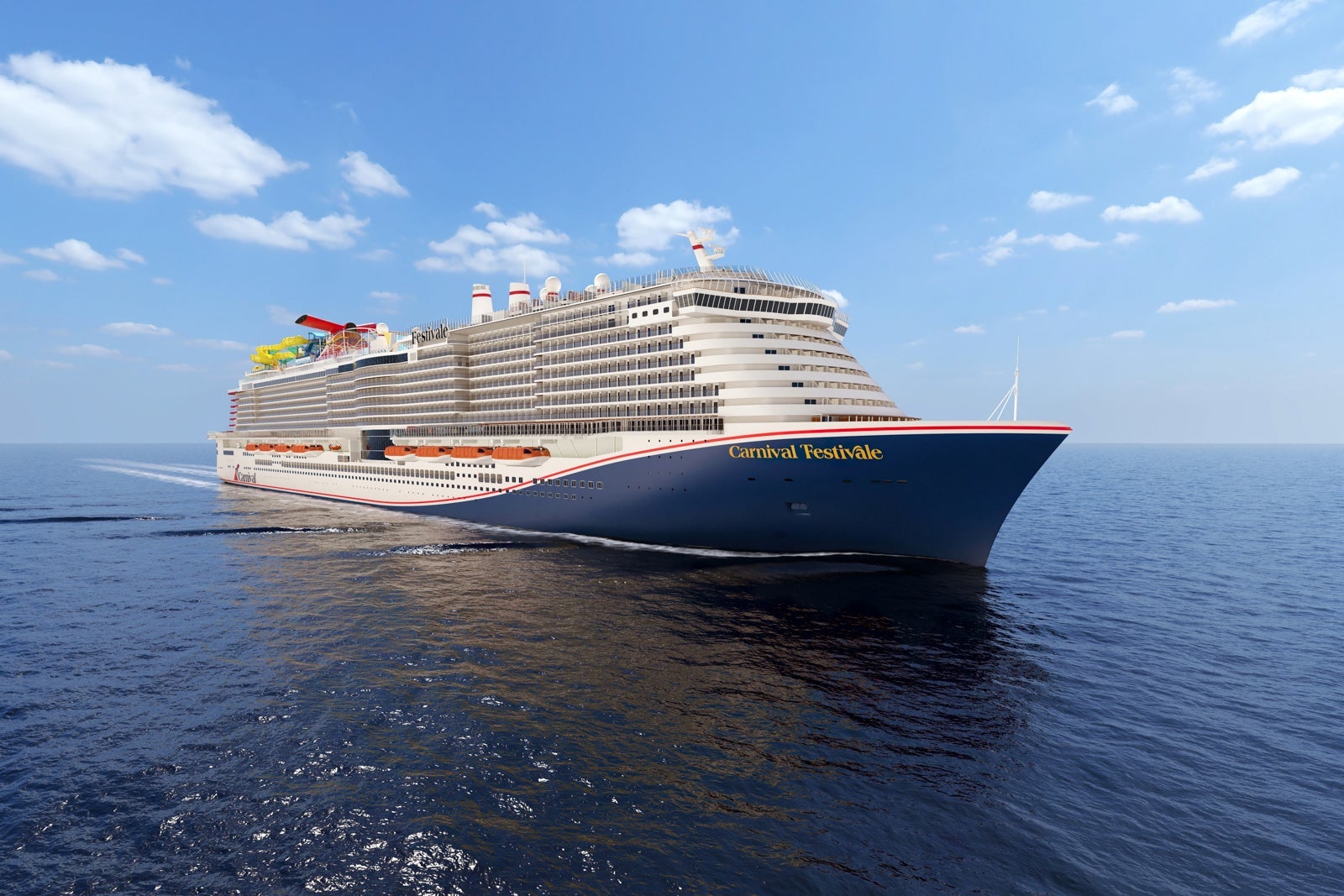 Carnival to supersize water parks for next 2 megaships, including 1 to ...