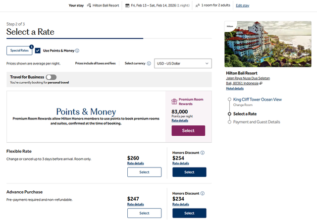 Hilton premium room rewards: When and how to book - The Points Guy
