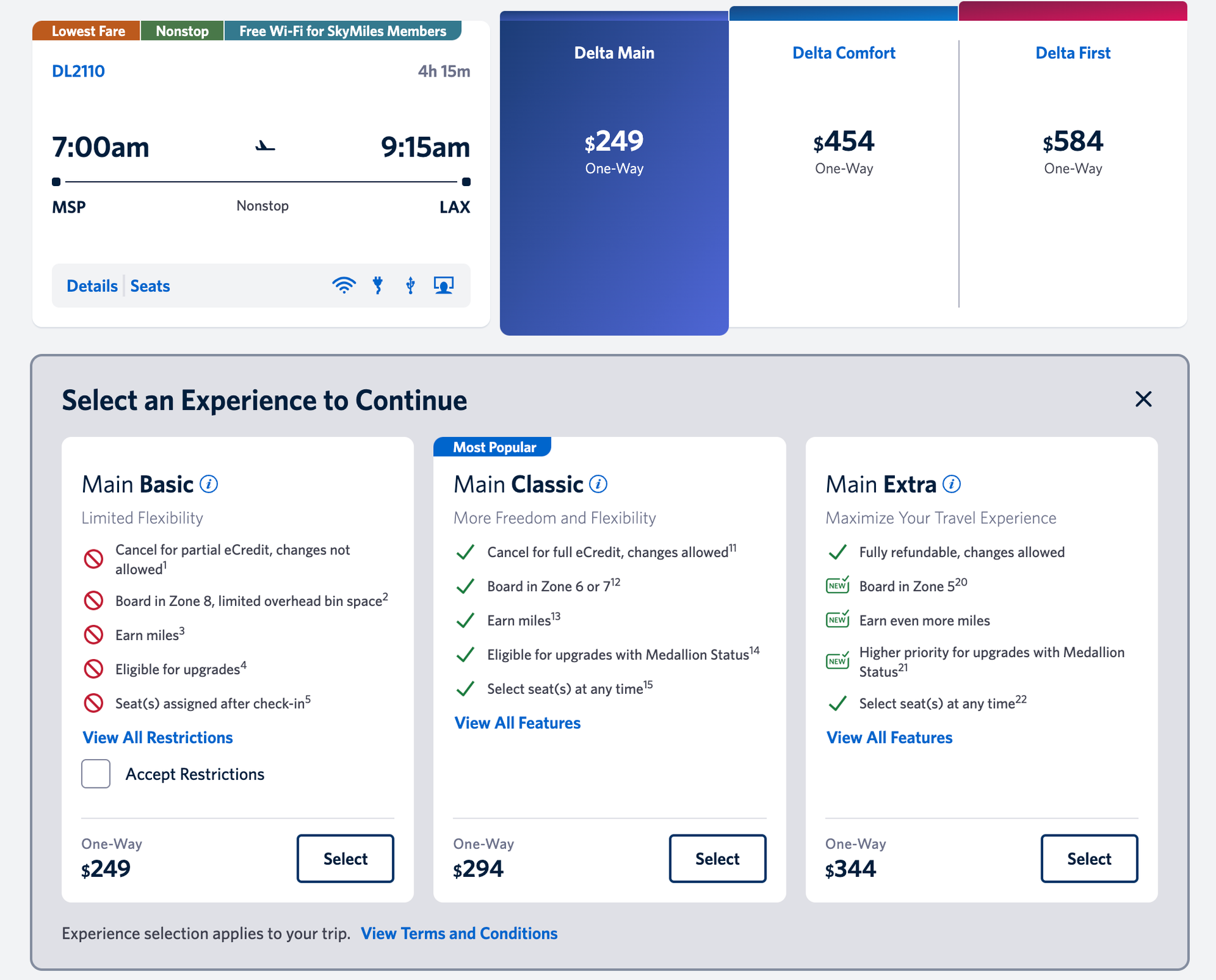 Delta introduces all-new fares and products, with a focus on 'extra ...