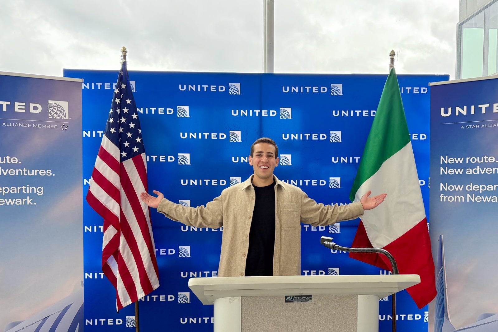 The race to Sicily begins as United's latest inaugural flight lands in ...