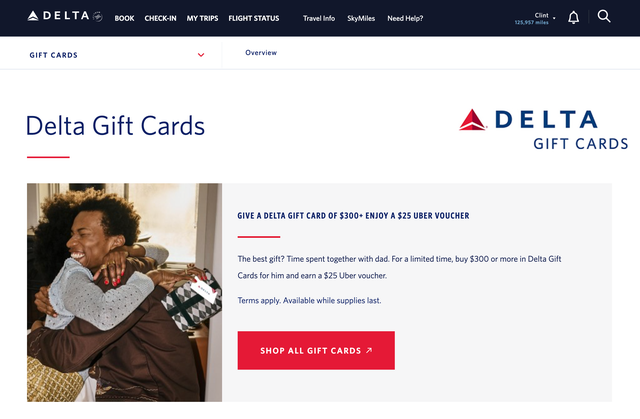 Deal alert: Buy a Delta gift card, get Uber credits - The Points Guy