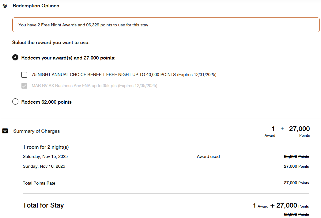 Maximize Marriott Bonvoy award night redemptions — here's how - The ...