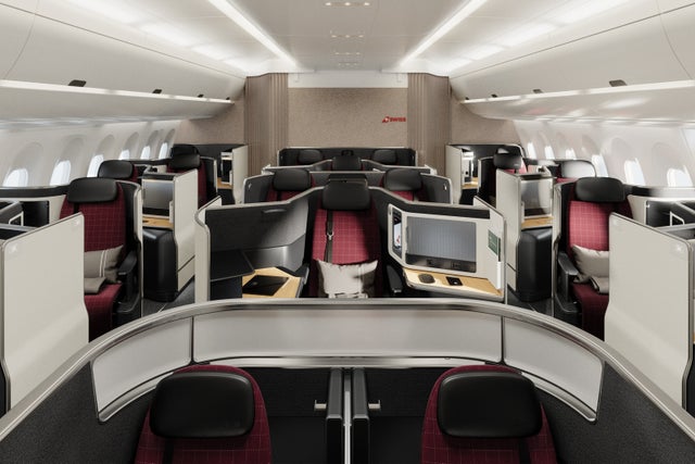 Swiss unveils new A350-900 cabin interiors including first class ...