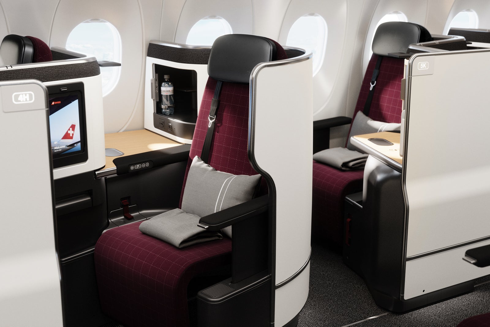 Swiss unveils new A350-900 cabin interiors including first class ...
