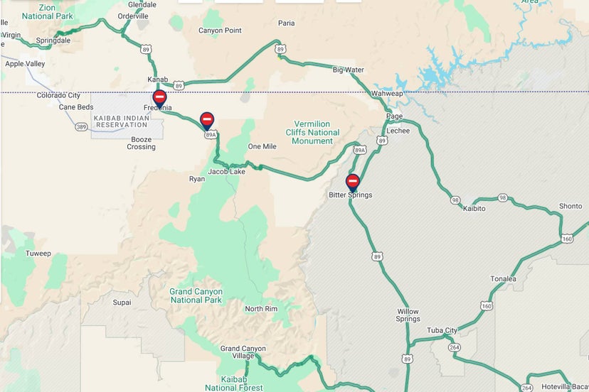 Grand Canyon National Park North Rim closure due to wildfire - The ...