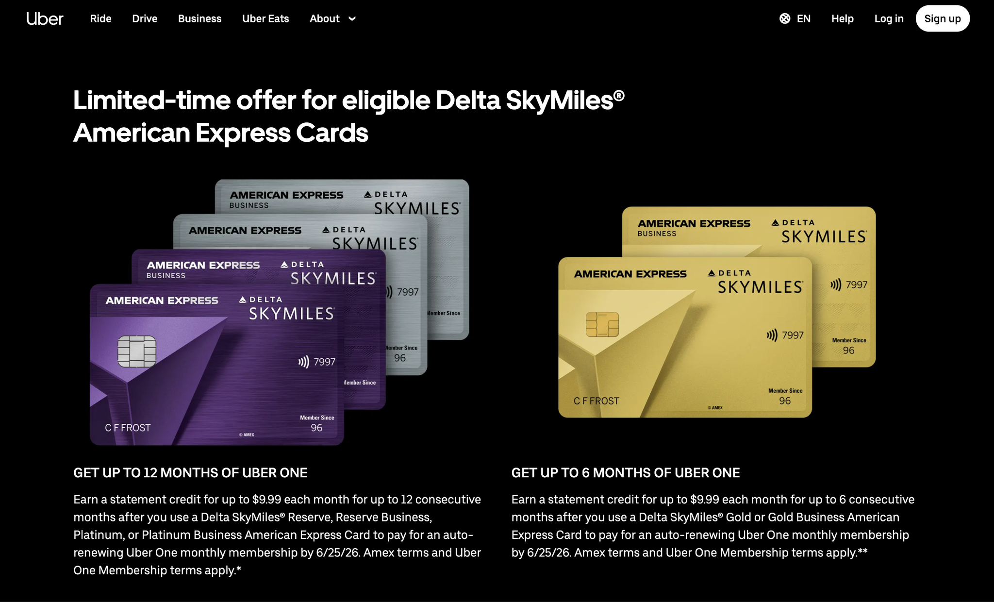 Receive Uber One membership with these select credit cards - The Points Guy