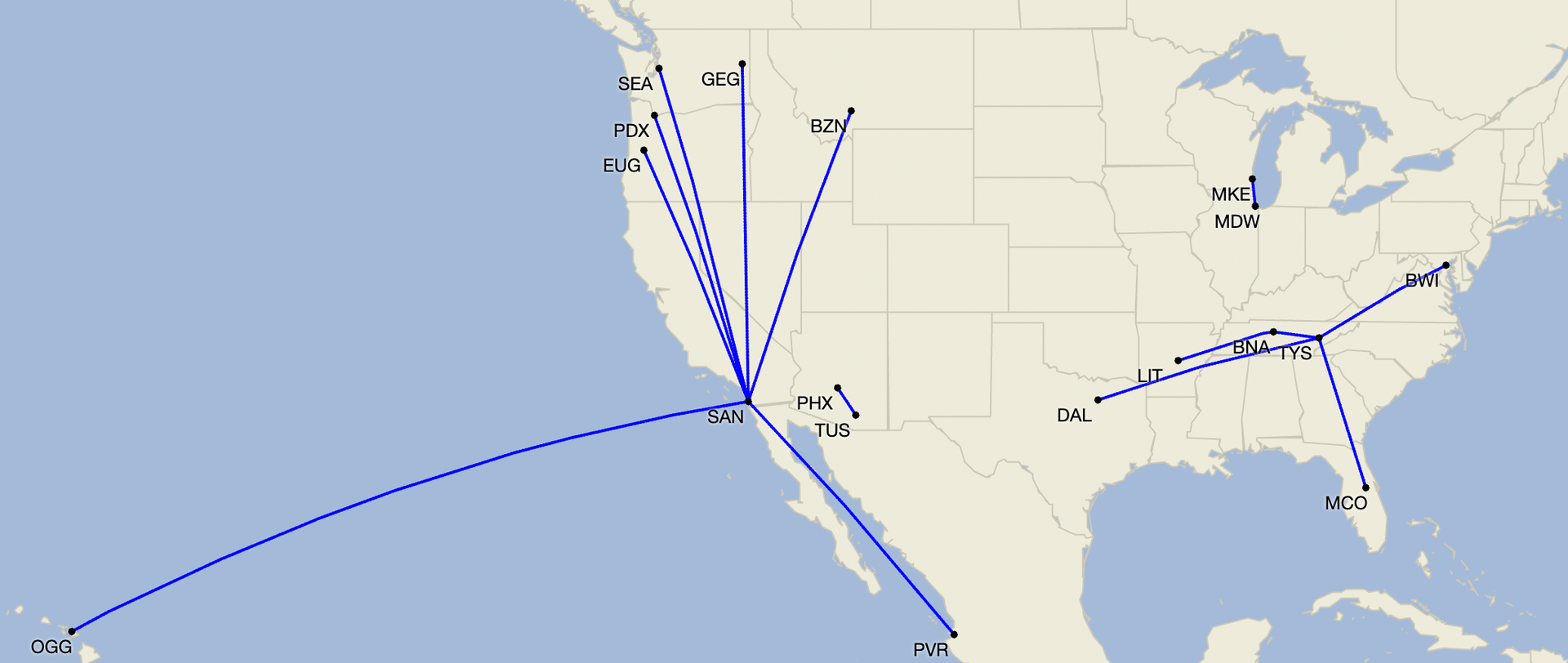 Southwest Airlines unveils new destination in 14-route expansion - The ...