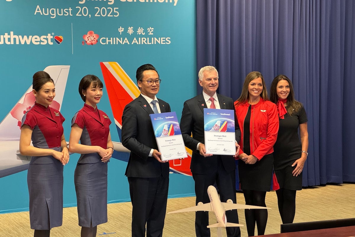 Southwest makes China Airlines partnership official - The Points Guy