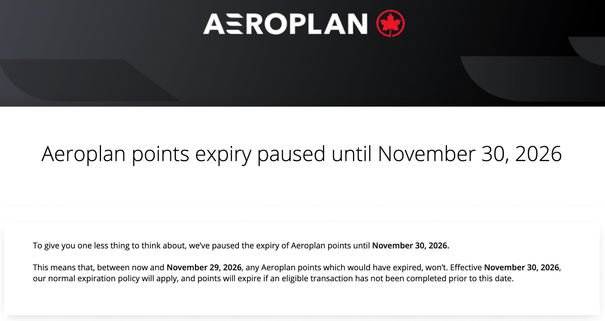 Air Canada Aeroplan to resume points expiration policy - The Points Guy