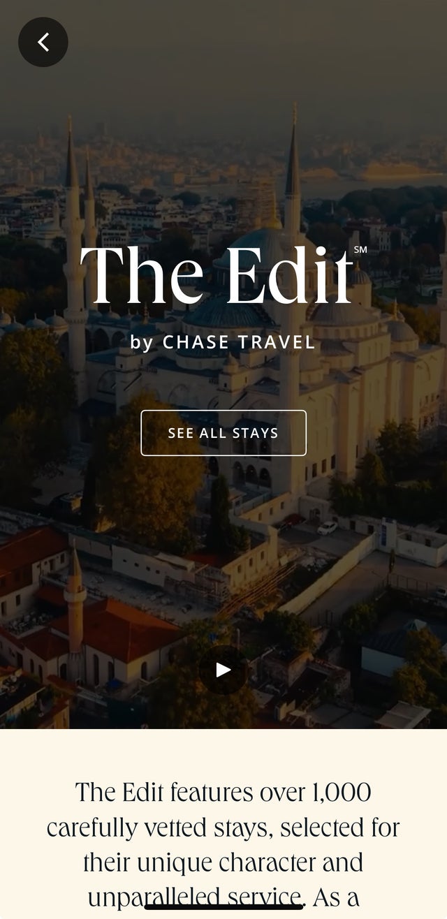 Chase Sapphire Reserve cardholders can see The Edit hotels - The Points Guy