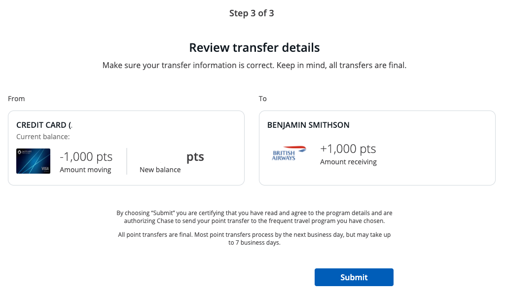 How to transfer Chase points to British Airways Club - The Points Guy