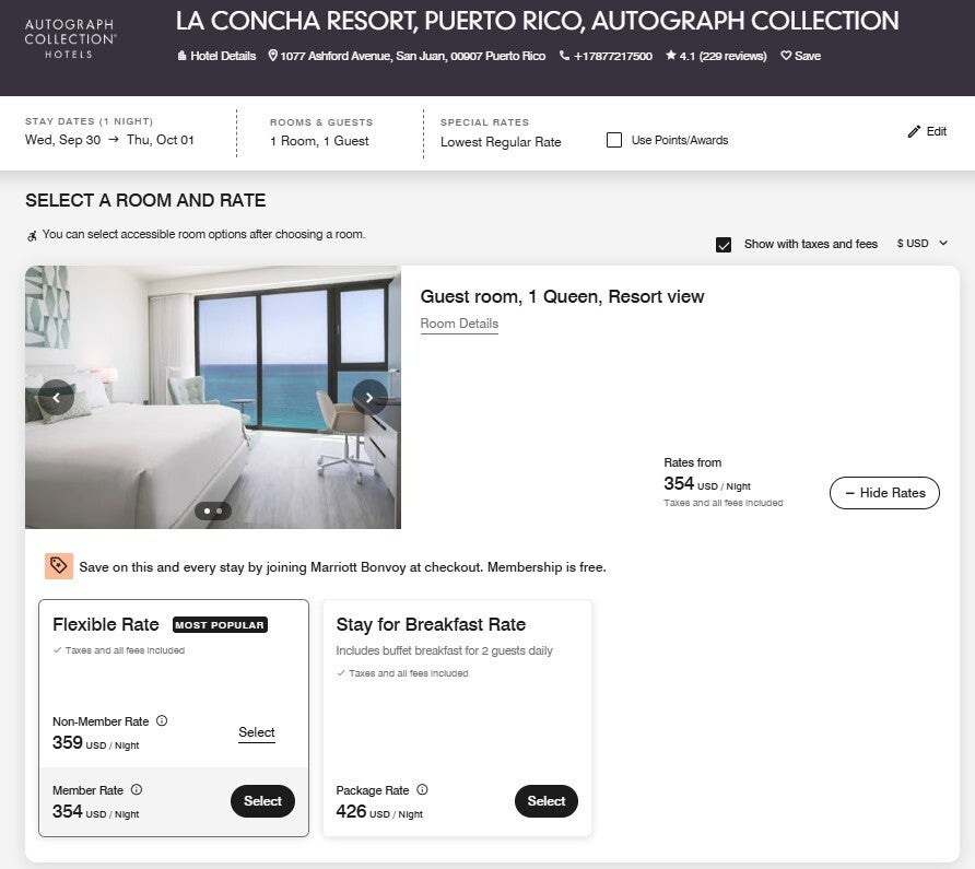 Beach views and comfy rooms: A review of La Concha Resort, Puerto Rico ...